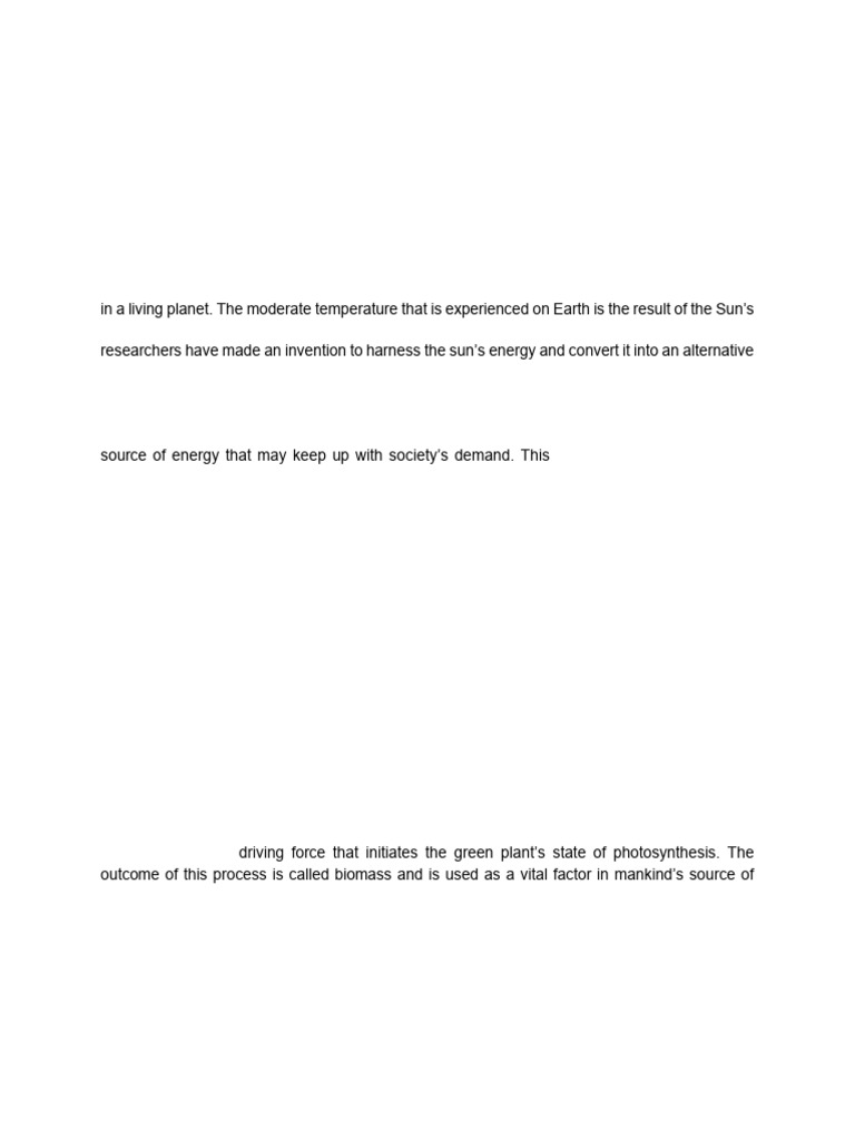 Solar Energy: Chemical Processes Explained | PDF | Solar Energy ...