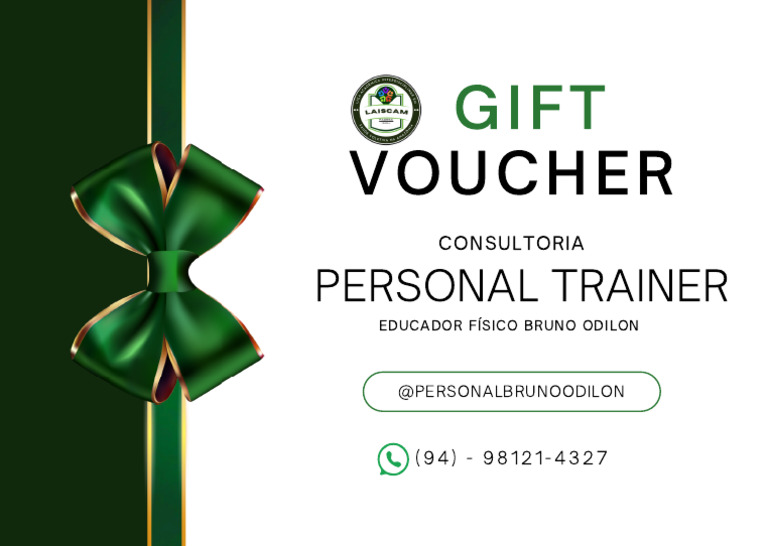 Voucher Personal Trainer | PDF