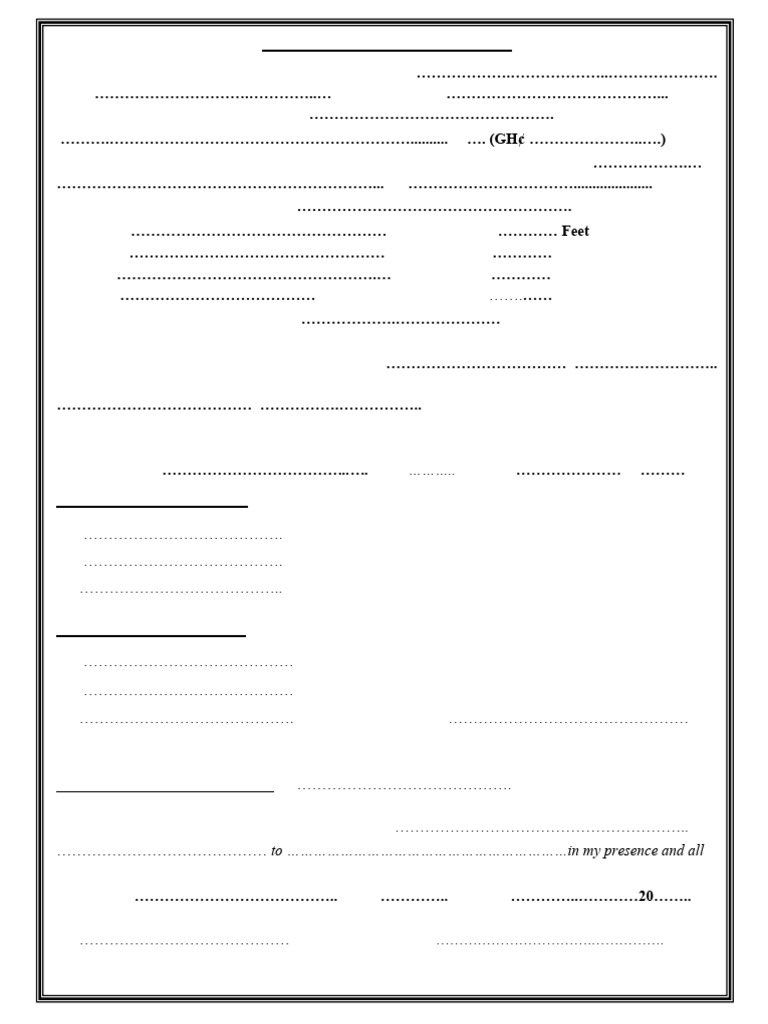 Permanent Land Receipt Official 1 | PDF