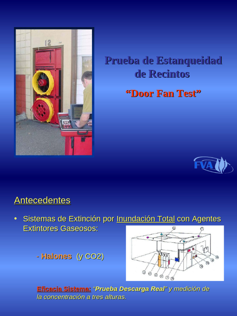 Prueba de Estanqueidad: Door Fan Test | PDF | Gases