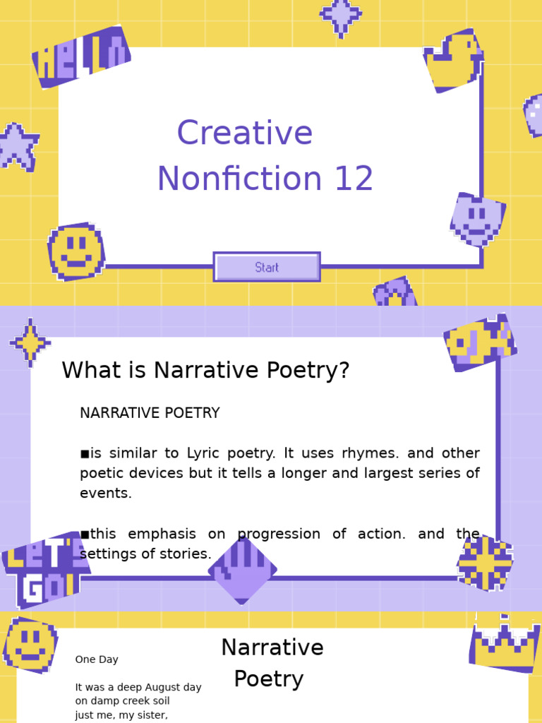 Narrative-Poetry - 20240820 214510 0000 | PDF | Poetry | Metre (Poetry)