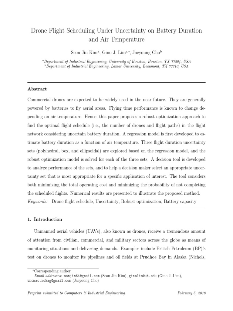 Drone Battery RO 2018 Small | PDF | Applied Mathematics