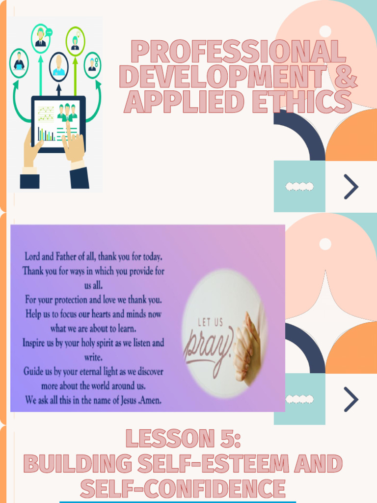 Module 5 Self Esteem and Self Confidence | PDF | Self Esteem | Mental Health