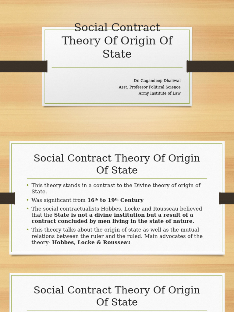 Social Contract Theory: Hobbes' Perspective | PDF | Social Contract ...