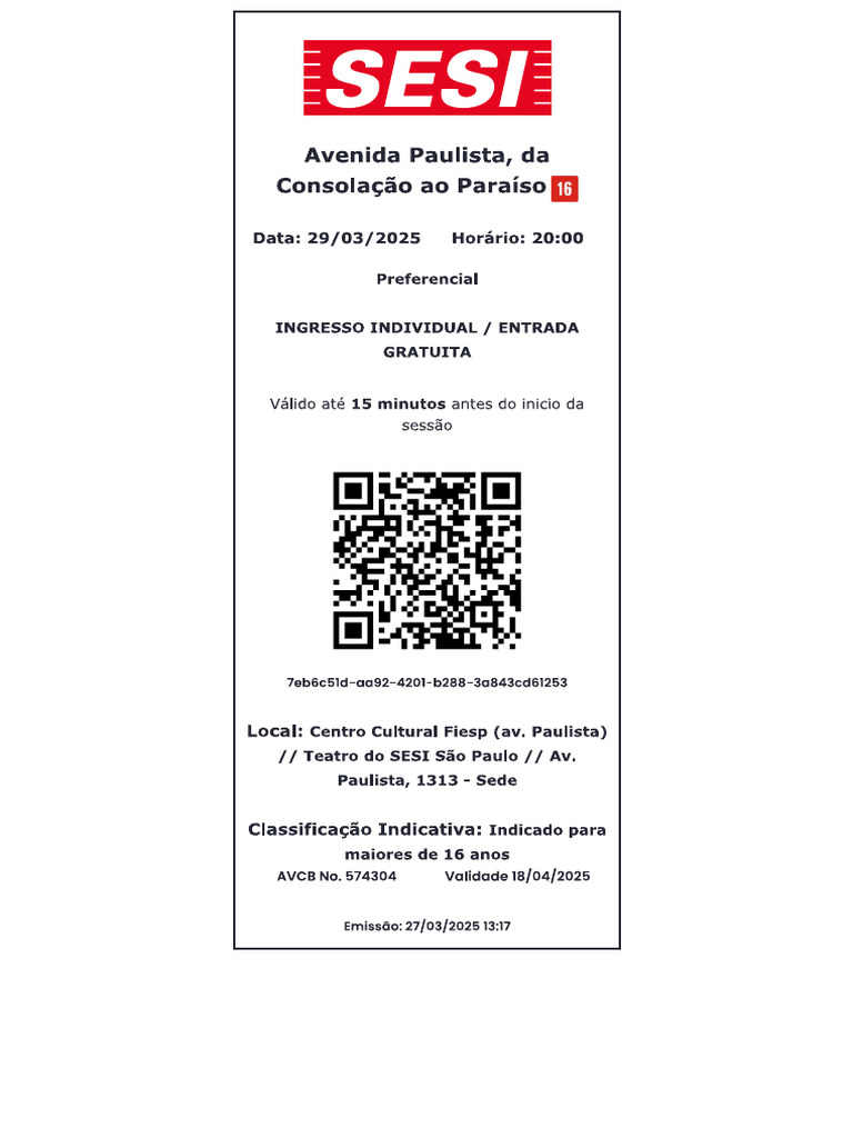 Ingresso 1 | PDF