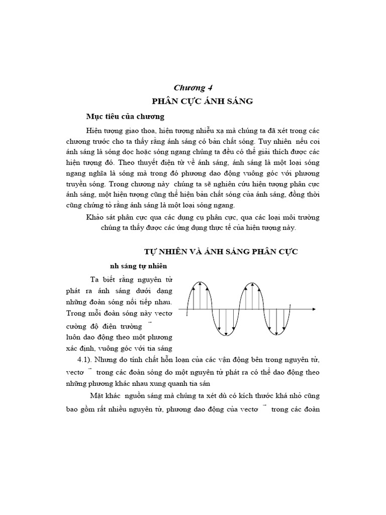 Phân C C Ánh Sáng | PDF