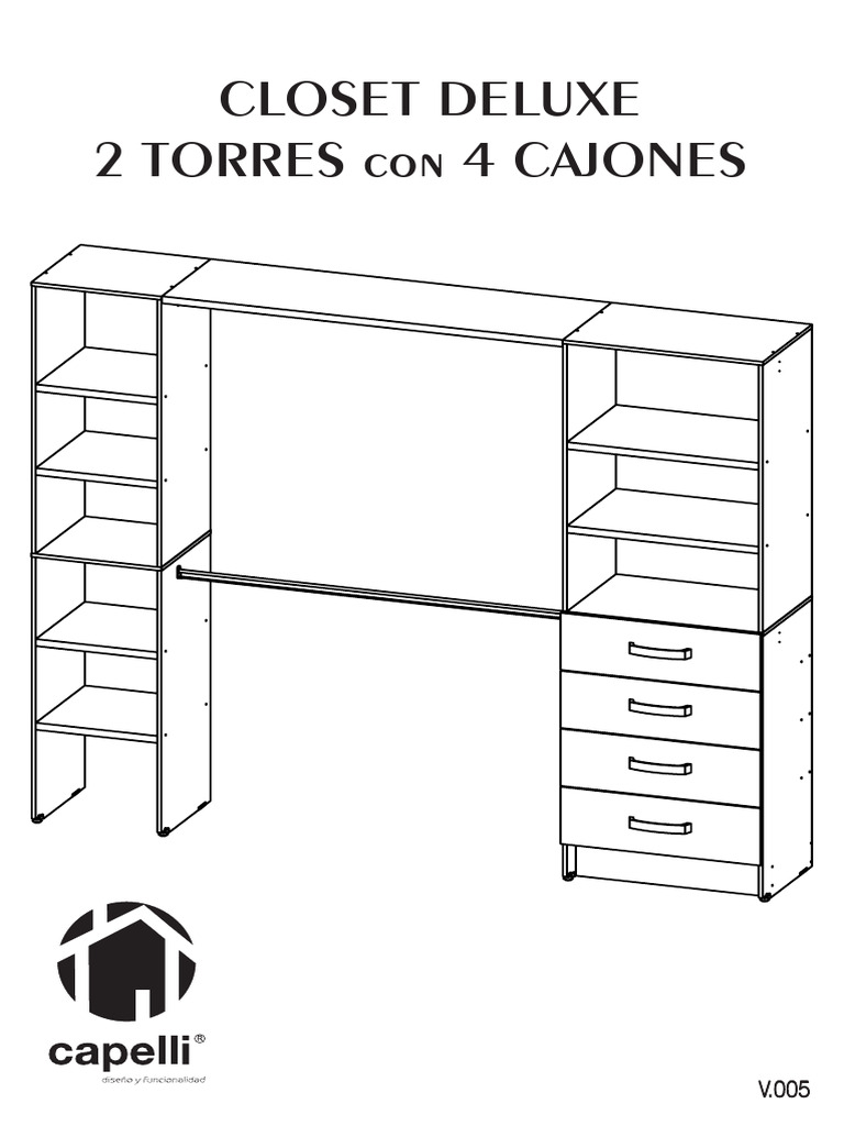 Torre Deluxe 2 Torres 4 Cajones | PDF | Perforación | Metalurgia