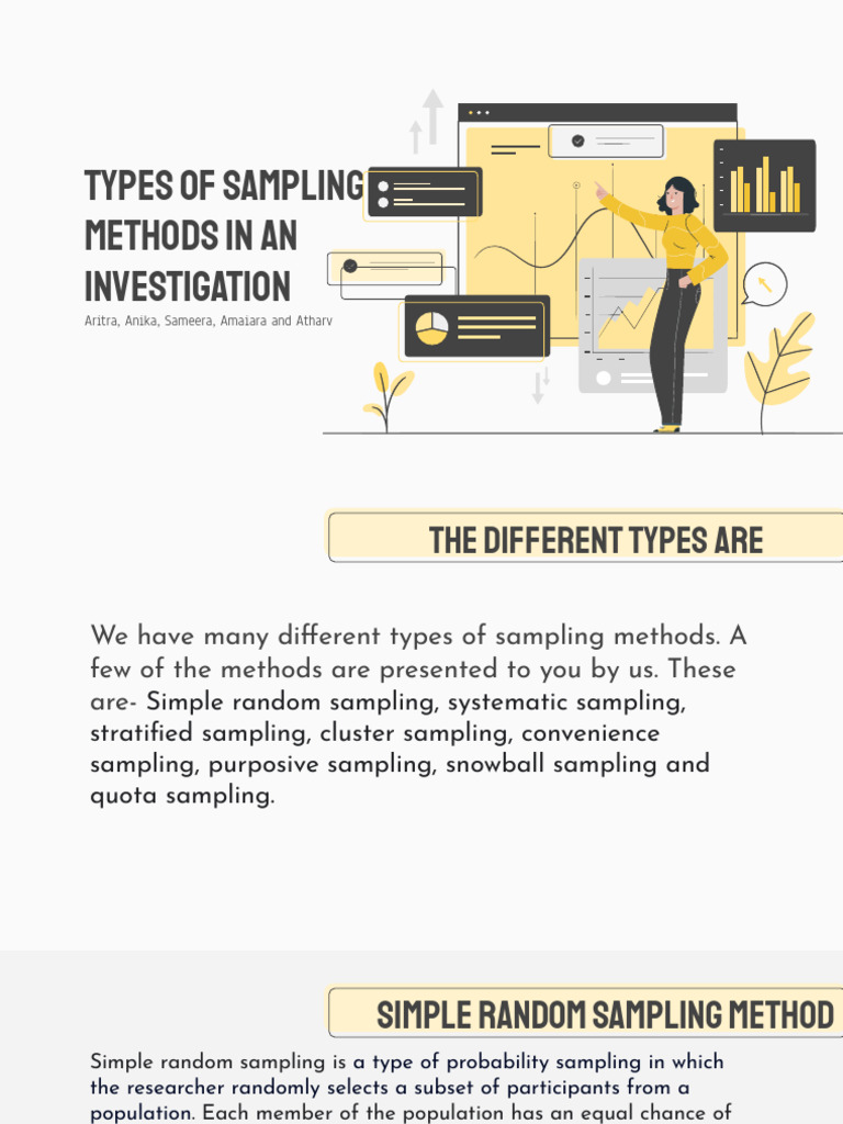 Types of Sampling Methods in An Investigation | PDF | Sampling ...