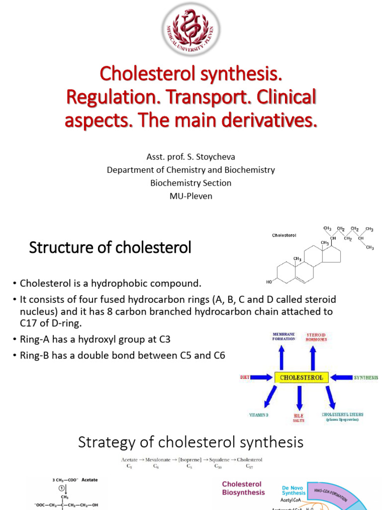 15 Cholesterol Synthesis. Regulation. Transport. Clinical Aspects. The ...