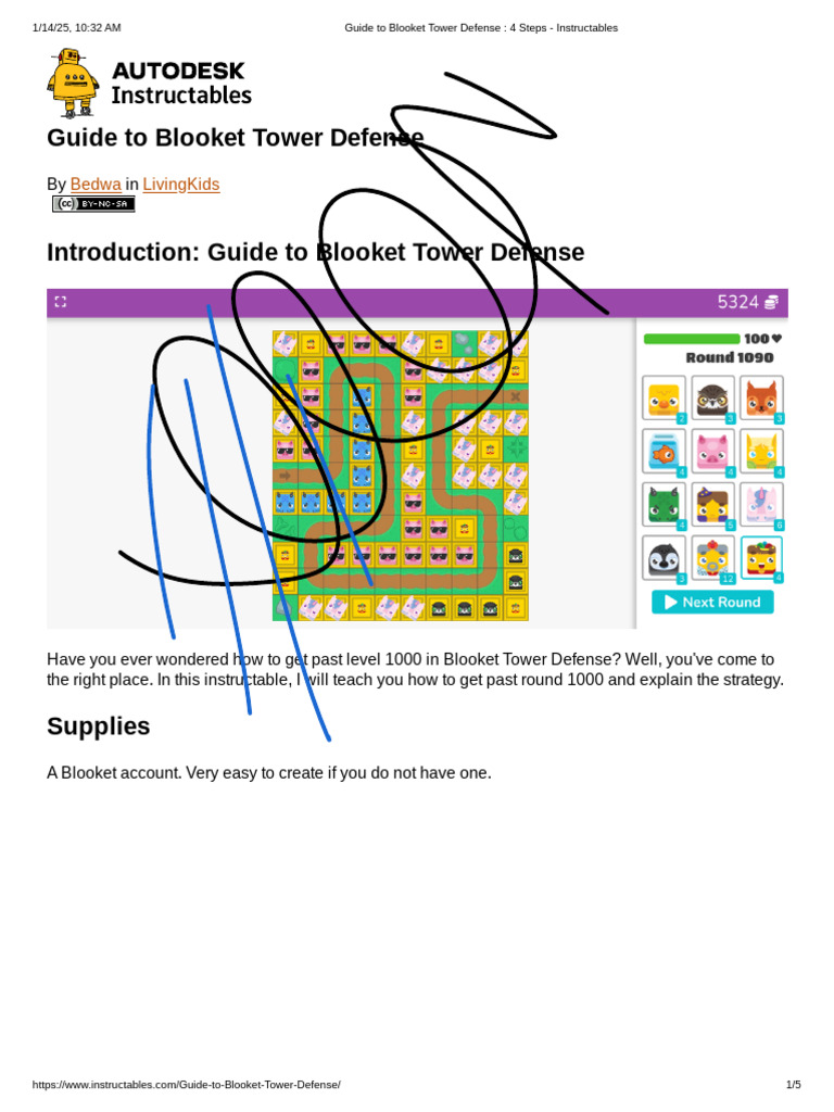 Guide to Blooket Tower Defense _ 4 Steps - Instructables (4) | PDF