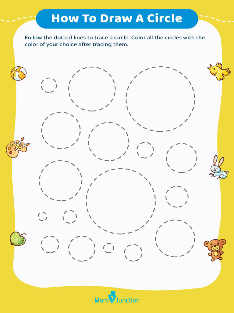 Circle Tracing Worksheets | PDF