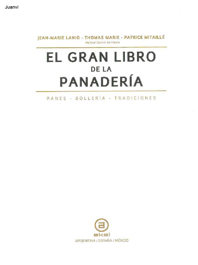 El Gran Libro de La Panaderia | PDF