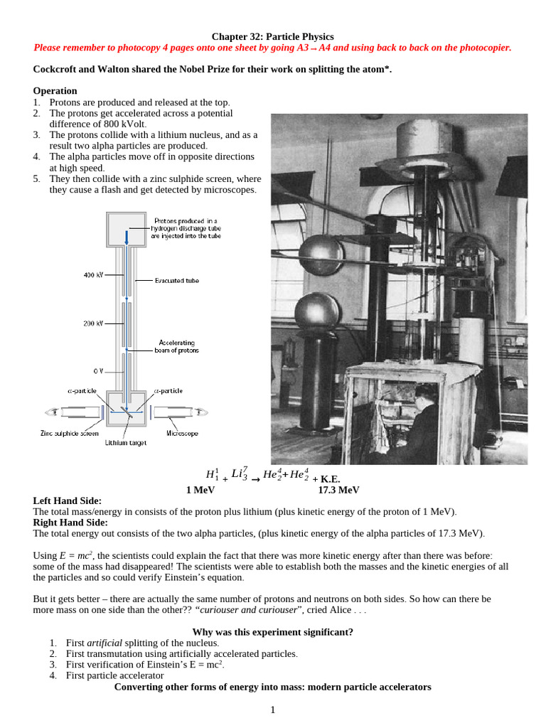 The Meaning of E MC 2 | PDF | Quark | Elementary Particle
