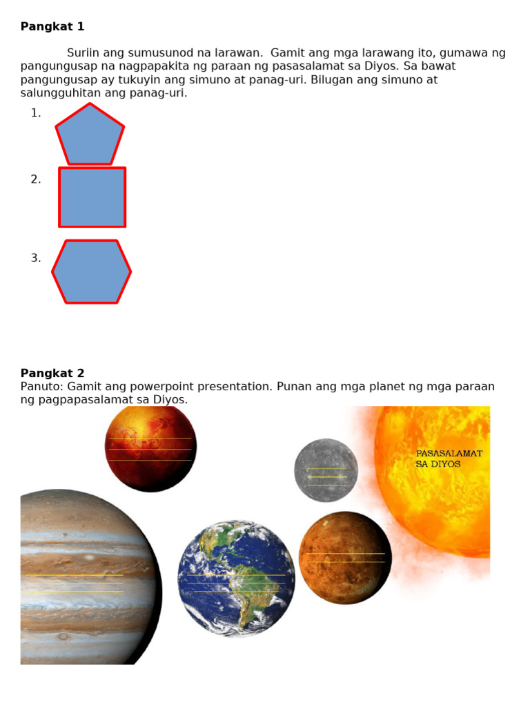 Pangkatang Gawain | PDF