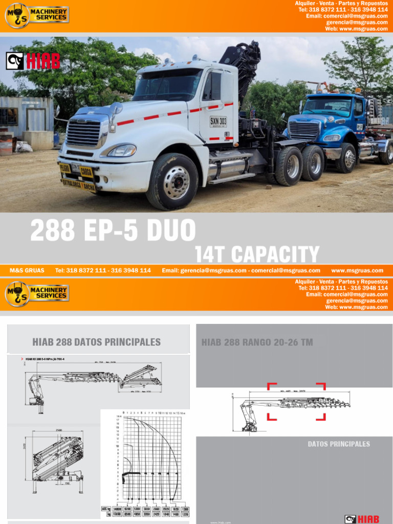 Hiab-288 EP-5 Duo 14T | PDF
