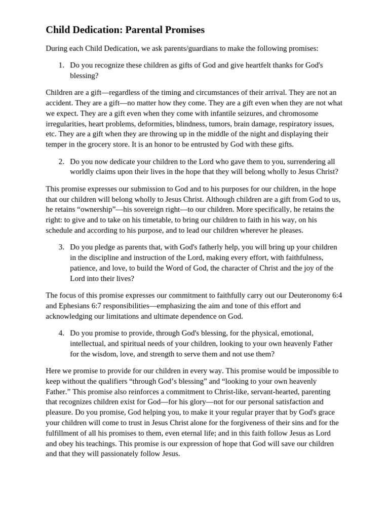 Child Dedicatio-WPS Office | PDF | God The Father | Jesus