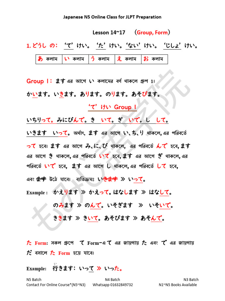 Lesson 1417 Group Form | PDF