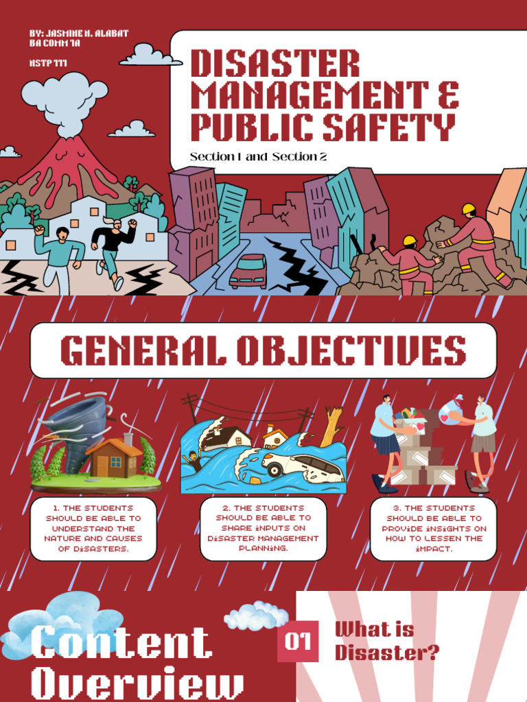 Natural Disasters Science Educational Presentation in Yellow Blue and ...