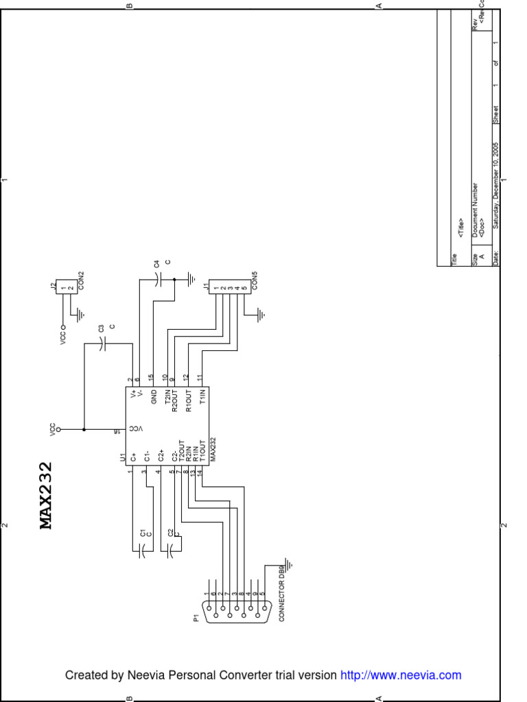 Max232 CKT | PDF