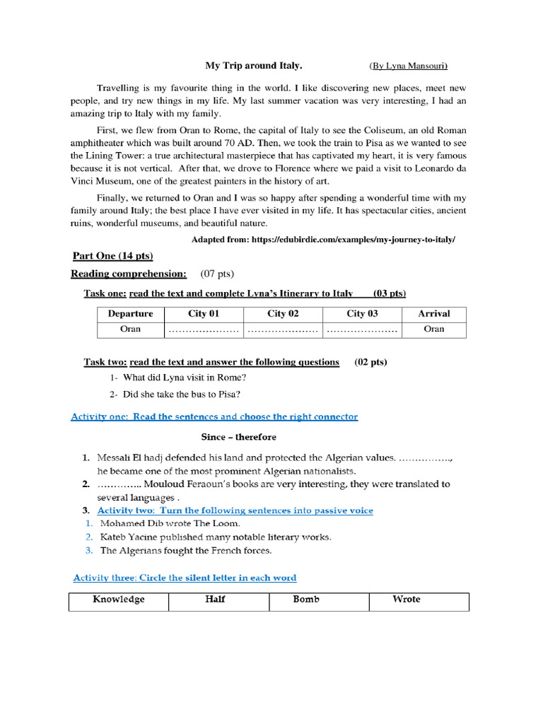 4ms First Term Review | PDF