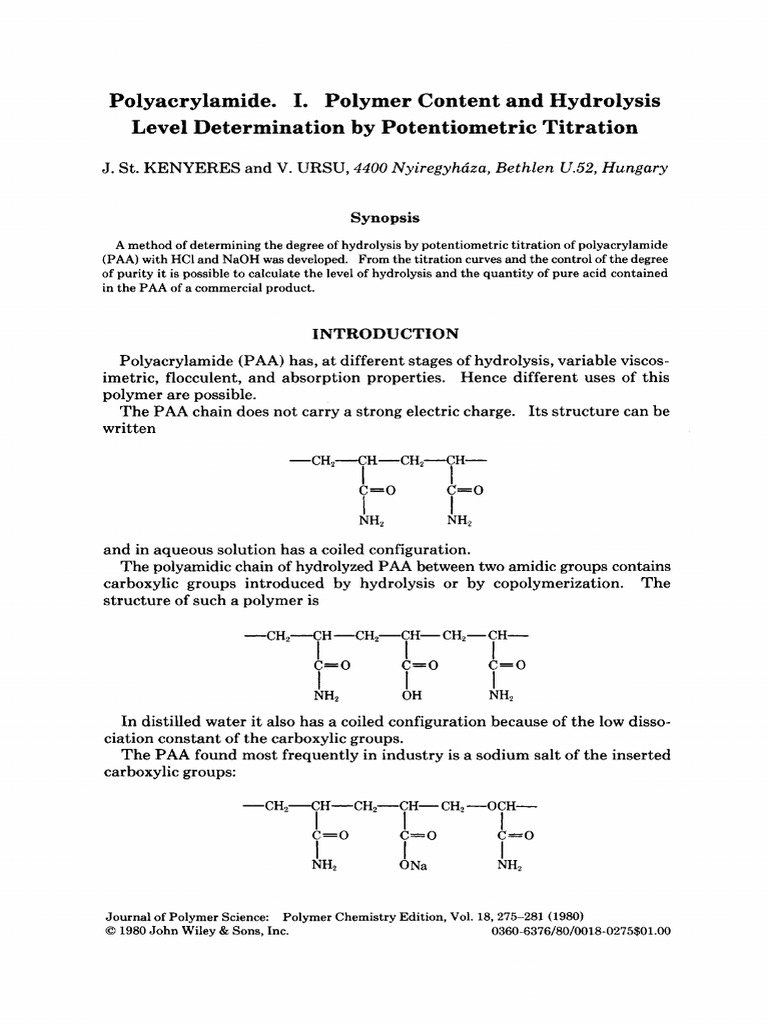potentiometric method of finding DH | PDF | Acid | Titration
