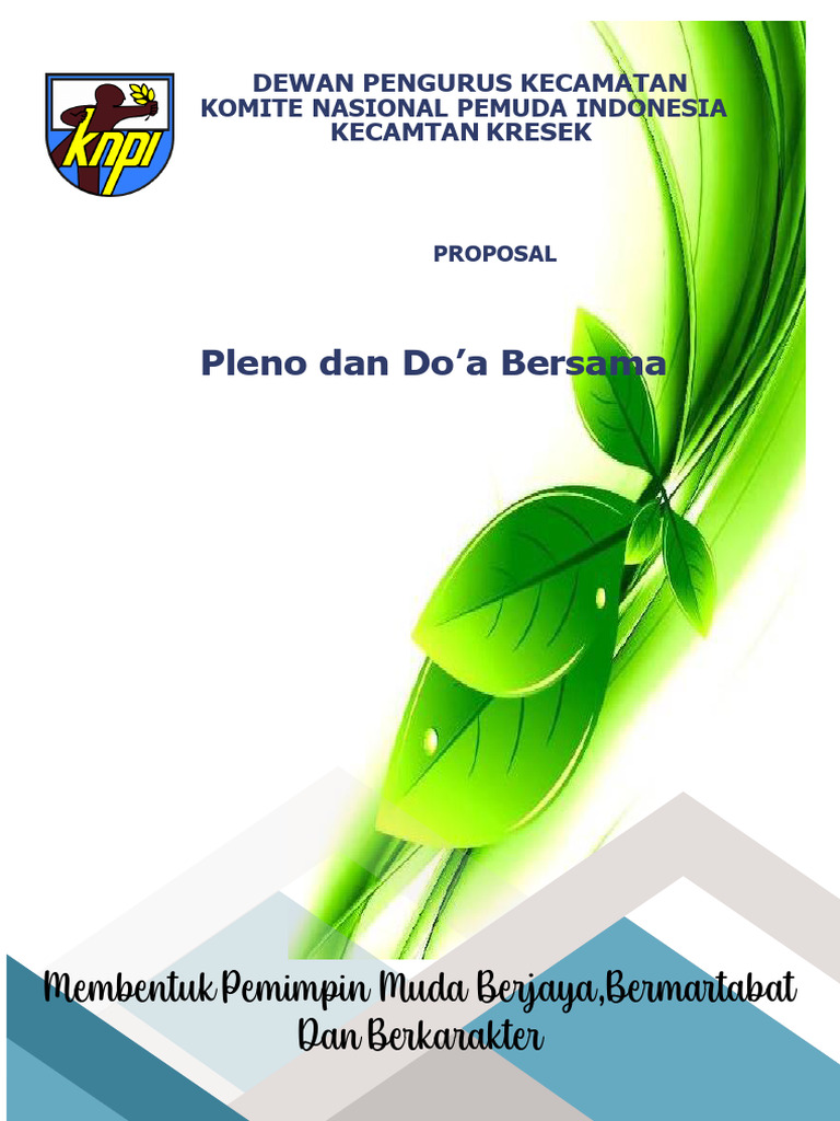 PROPOSAL Dialog Kepemudaan | PDF