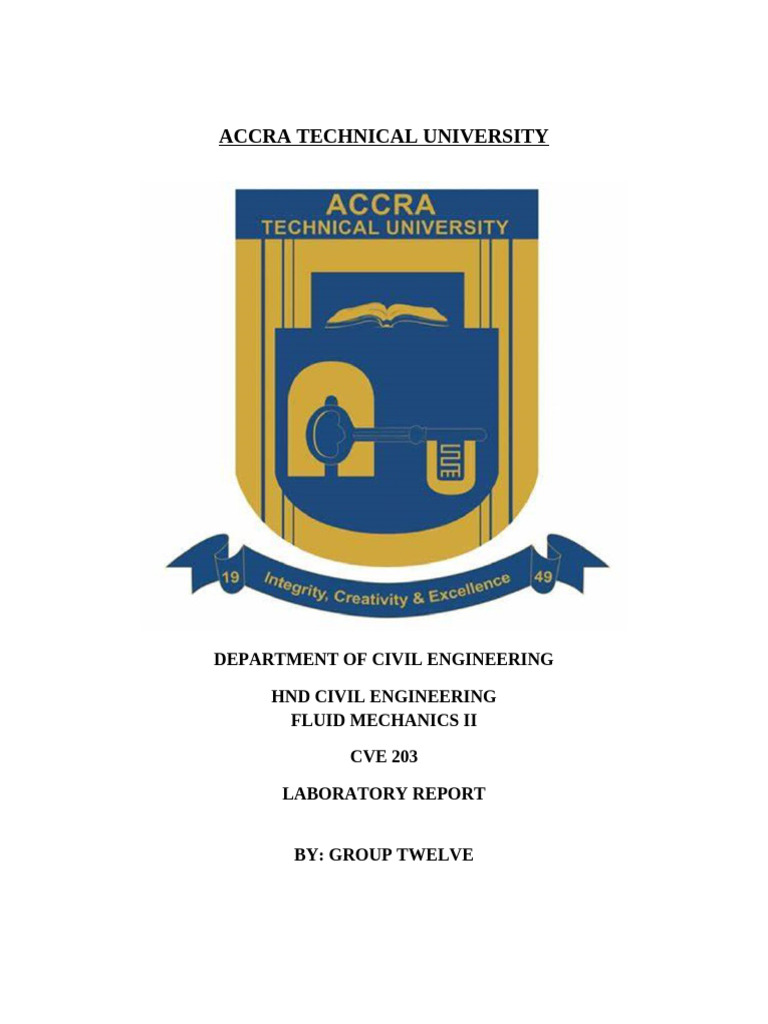 Weir - Overflow - Lab - Report GROUP 12 | PDF | Flow Measurement ...