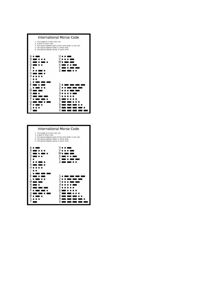 Morse code | PDF