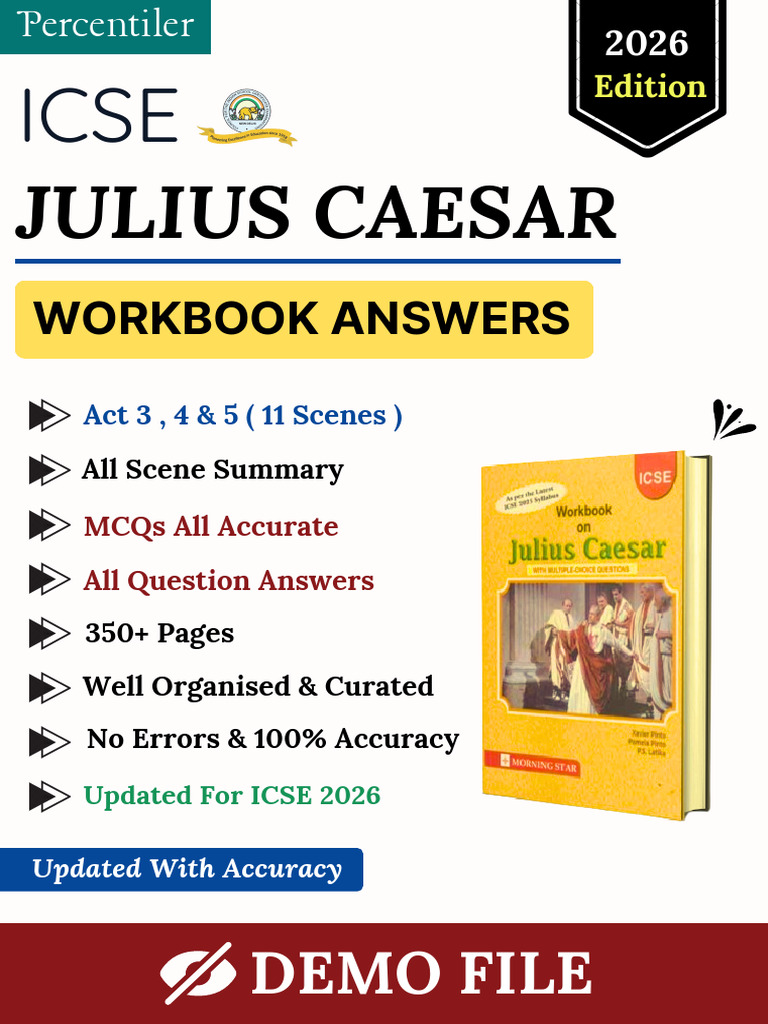 Julius Caesar Act 4 Scene 1 Answers | PDF | Mark Antony | Augustus