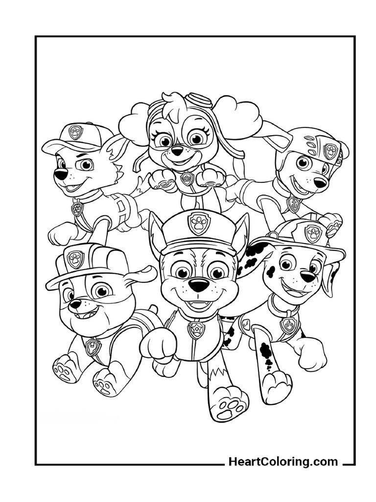 4480 Paw Patrol Coloring Pages | PDF