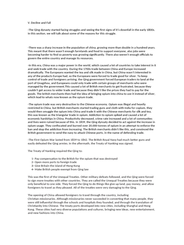 Decline and Fall | PDF | Qing Dynasty | China