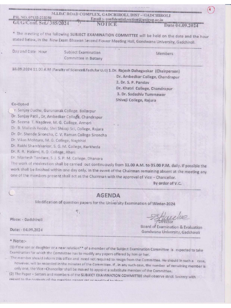 Question Paper Moderation Winter 2024 | PDF