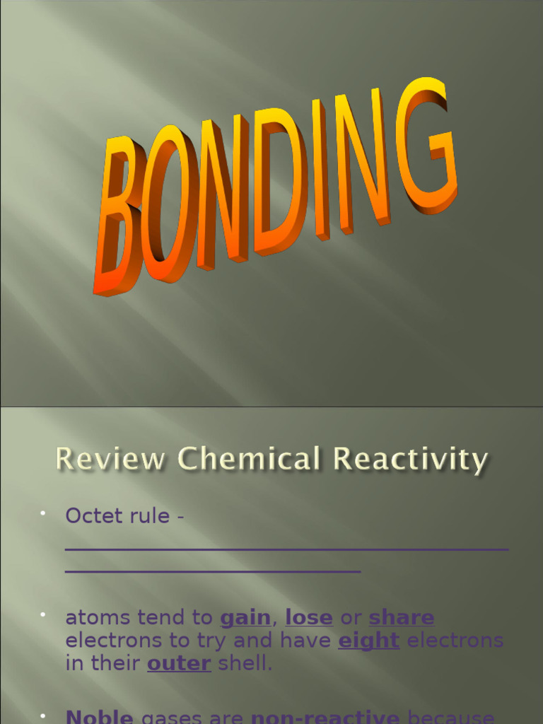 Ionic and Covalent Bonding Explained | PDF | Ion | Chloride