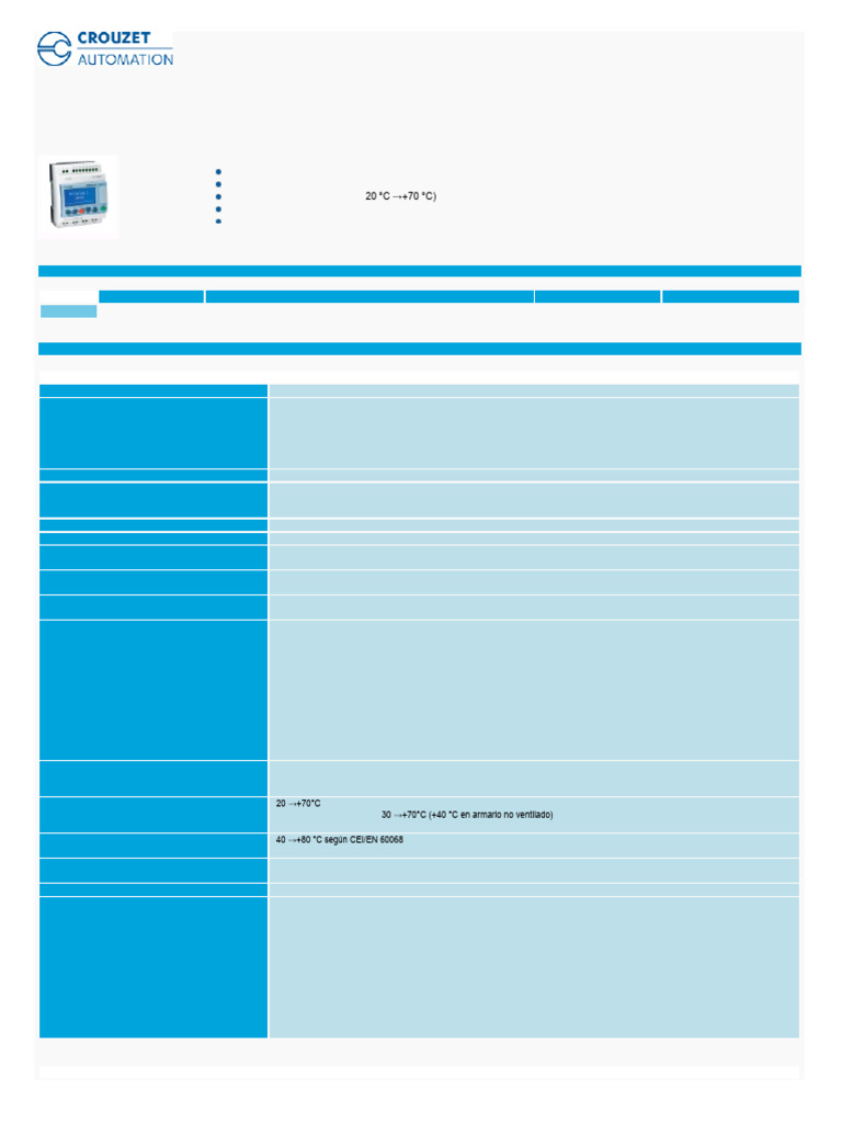 Controlador Logico Millenium 3 Millenium 3 Smart Gama Compacta Smart Con Visualizador Cd12 Smart ...
