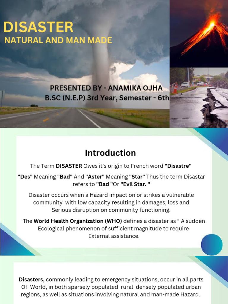 Types of Disasters Explained | PDF | Natural Disasters | Hazards