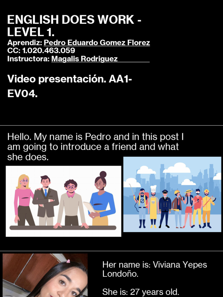 Presentación en Ingles de PEDRO GOMEZ del SENA (2) | PDF