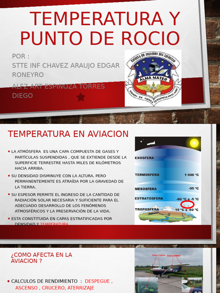 Temperatura y Punto de Rocio | PDF