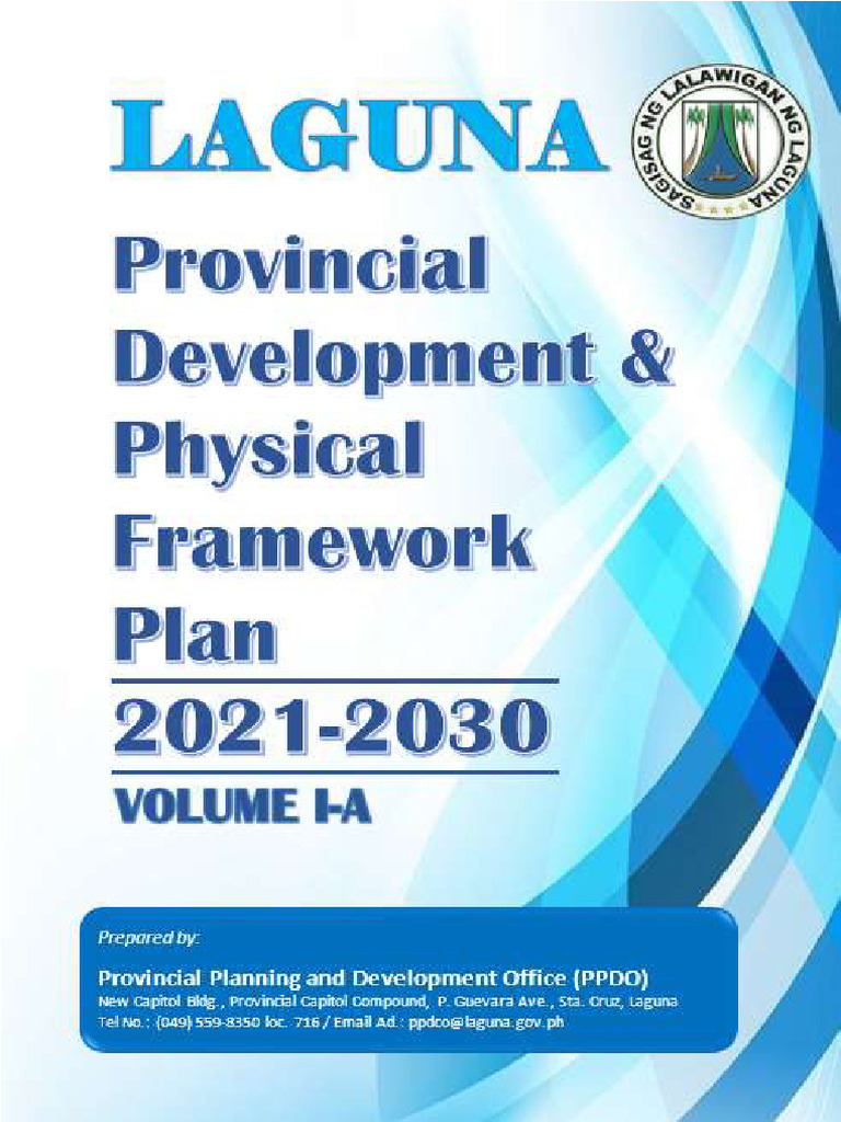Laguna PDPFP 2021-2030 Volume I | PDF