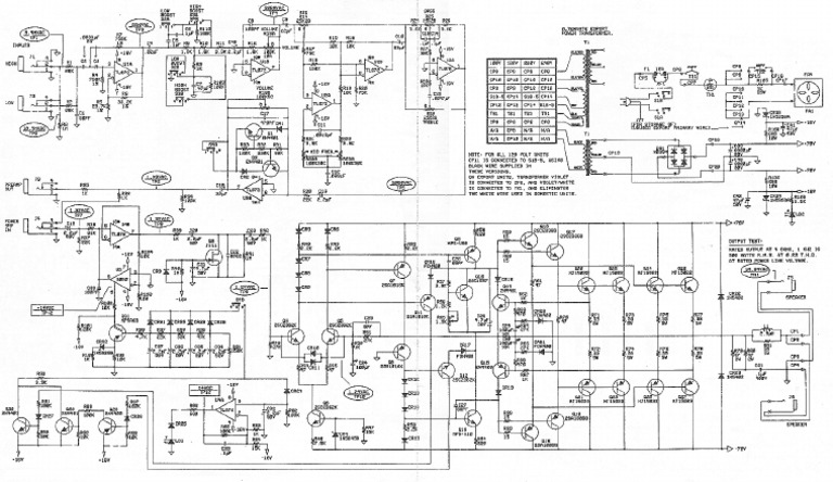 Fender BXR 300 Bassguit Amp Schematic | PDF