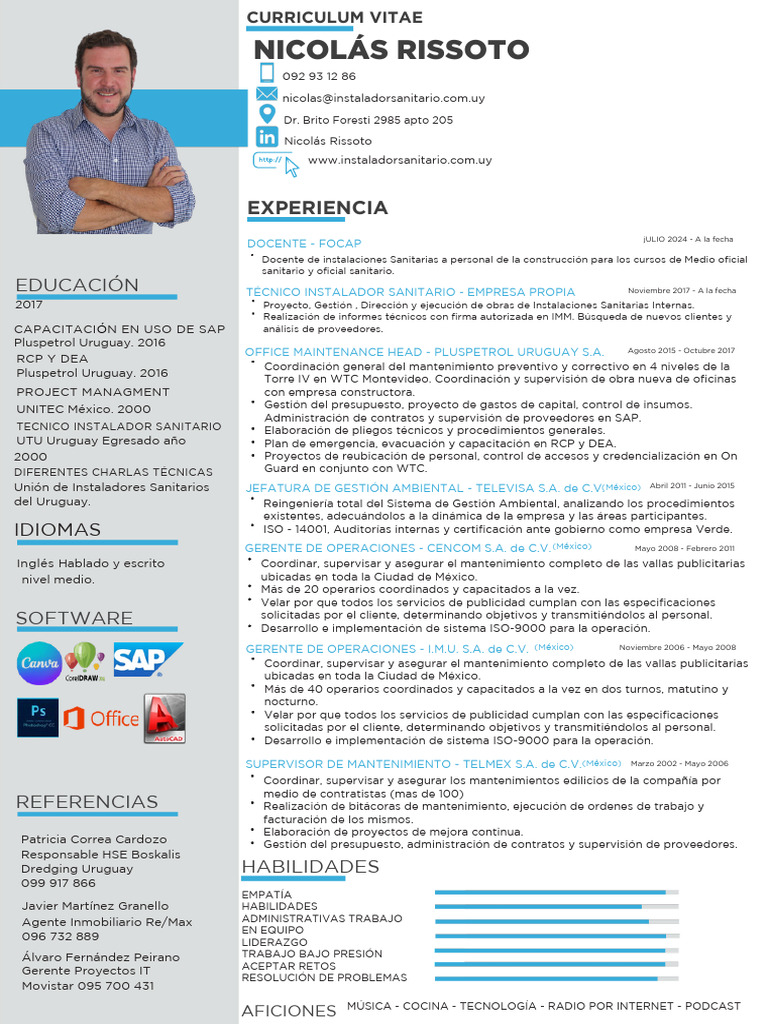 CV Nicolas Rissoto 2025 | PDF