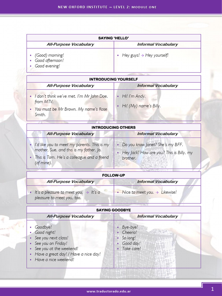 M1 Class 01 Pdf Workweek And Weekend