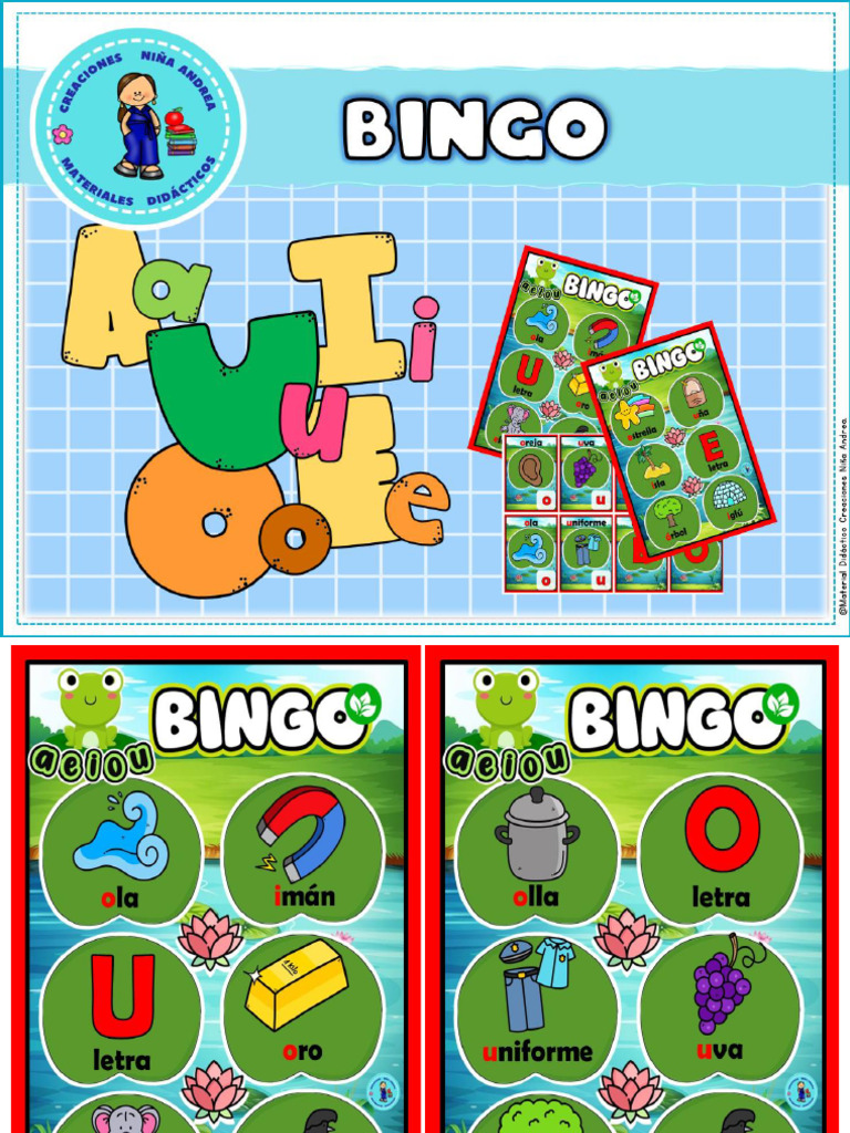 Anexo Bingo - Vocales Cna 2025 | PDF
