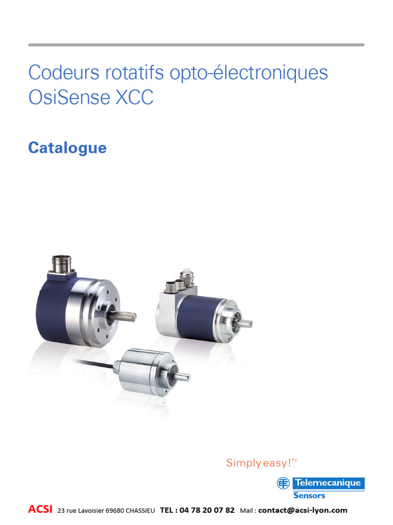 Telemecanique Sensors Codeurs Rotatifs Optiques | PDF | Électrotechnique | Électronique