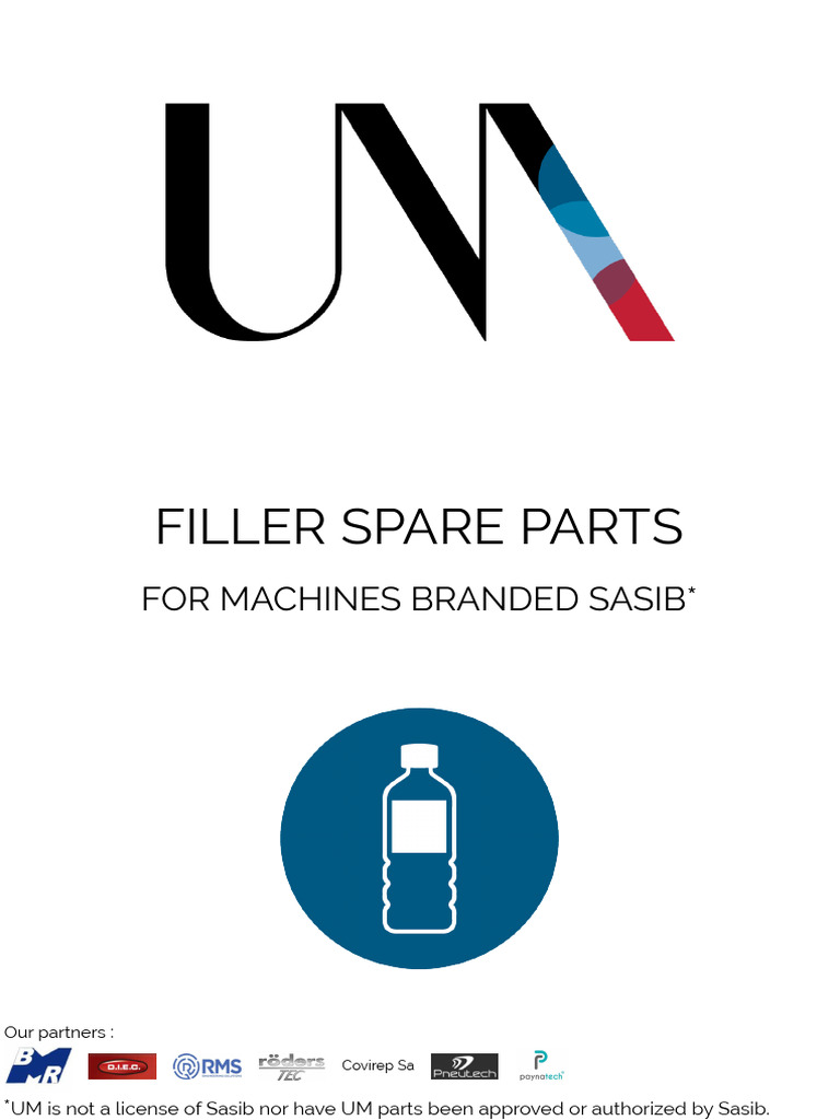 SASIB Machine Filler Spare Parts Guide | PDF | Mechanical Engineering