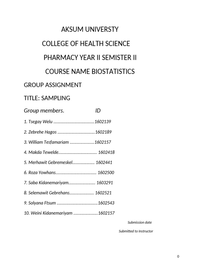 Sampling and Sa-Wps Office | PDF | Sampling (Statistics) | Methodology