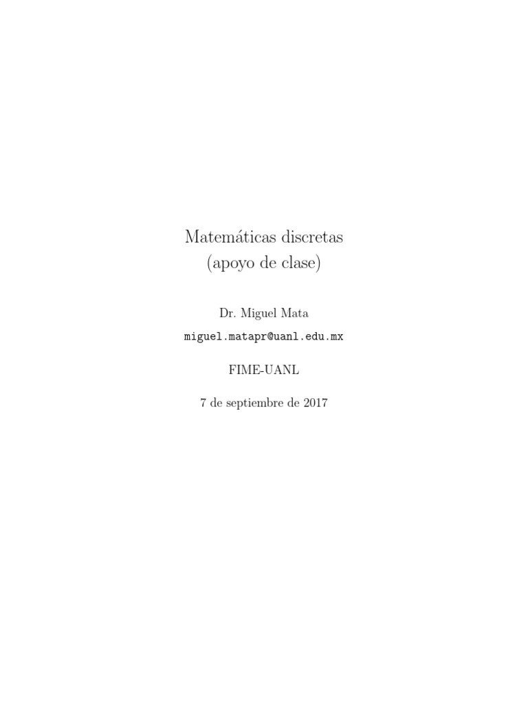 Mate Disc | PDF | Matriz (Matemáticas) | Proposición
