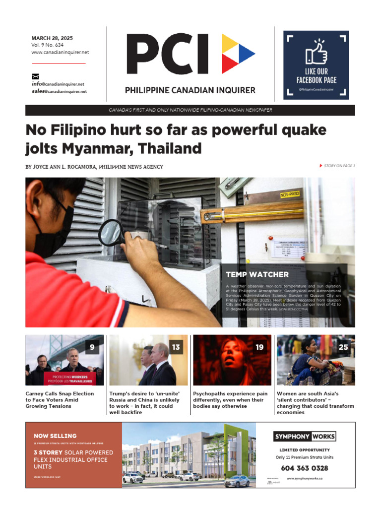 Philippine Canadian Inquirer #634 | PDF | Rodrigo Duterte | Philippines