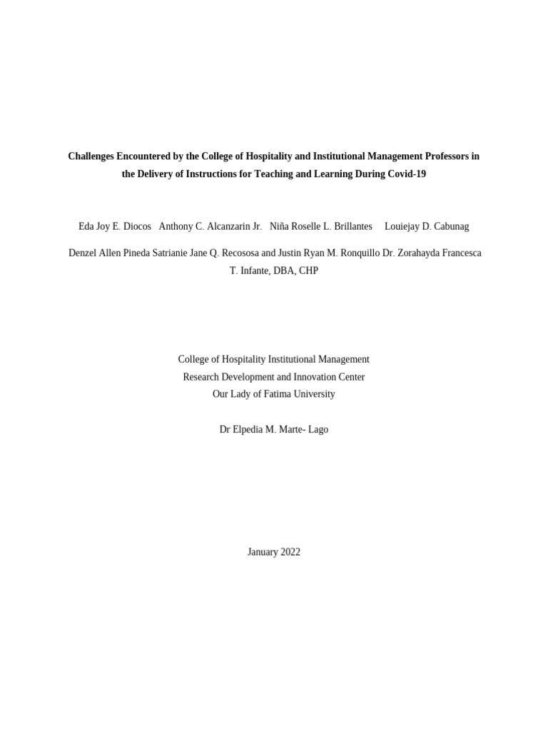 Final Manuscript With Revision. | PDF | Educational Technology | Teachers