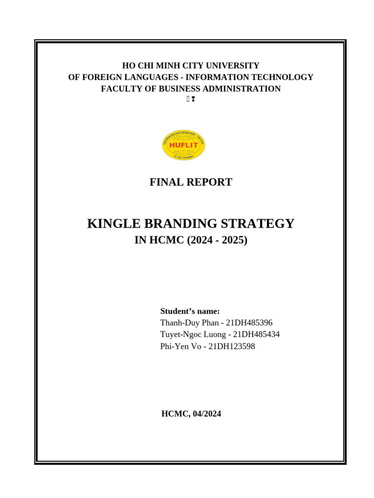 SBM Group Project Proposal - Final Report - Sample | PDF | Luxury Goods | Gemstone