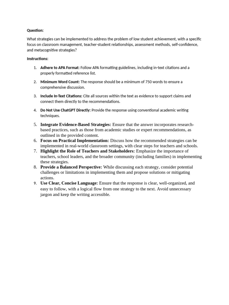 Question Narrative | PDF